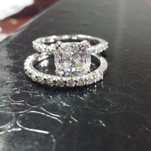 Absolute HSN | Jewelry | Absolute Hsn Radiant Cut Cz Engagement Ring ...